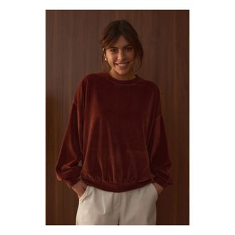 Marlot Paris Sweat Jane Velours - Collection Femme Marlot Paris