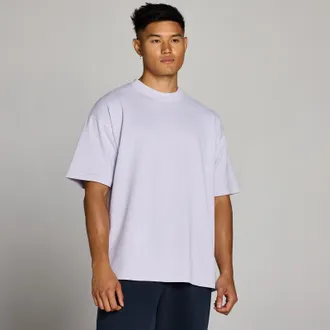 MyProtein T-shirt oversize en coton d&eacute;lav&eacute; MP homme - Gris lilas - XS