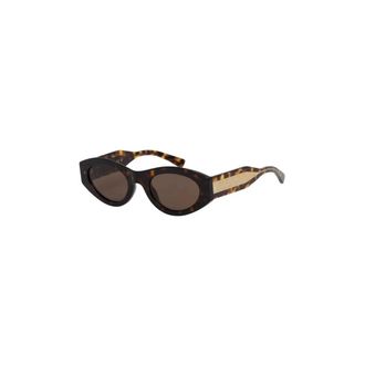 Gucci Sonnenbrille mit ovalem Rahmen - - Accessories - Damen - Braun - 52 MM