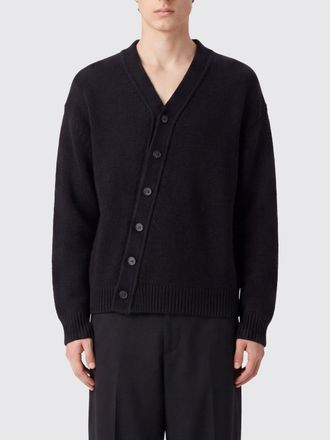 Jil Sander Cardigan asym&eacute;trique en laine et cachemire &agrave; fermeture d&eacute;centr&eacute;e