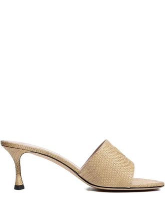 N°21 sandales à logo embossé 60 mm - Tons neutres