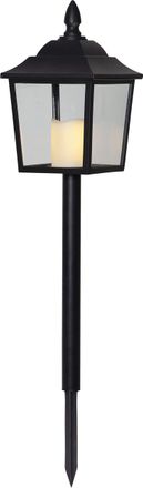 Best Season LED-Laterne Flame Lantern, schwarz, 1 LED-Kerze