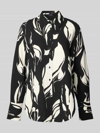 someday Regular Fit Hemdbluse aus Viskose-Leinen-Mix Modell Zerlian