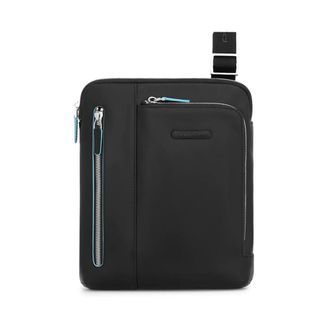 Piquadro Umh&auml;ngetasche mit doppelter Vortasche - - Bags - Herren - Schwarzk - ONE SIZE