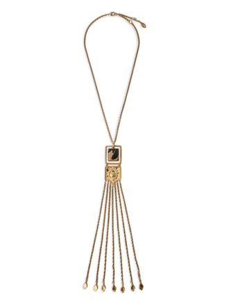 Chloé collier Amulet à design carré - Or