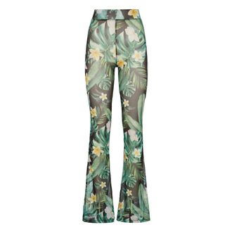 Philipp Plein Femme, Pantalons, Multicolore, Taille: 38 FR Flare Pantalons Hawaii