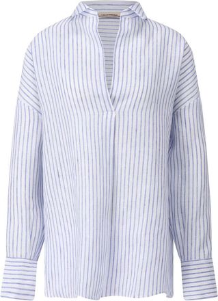 Blooming Oversized Leinenbluse Nizza mit Streifen