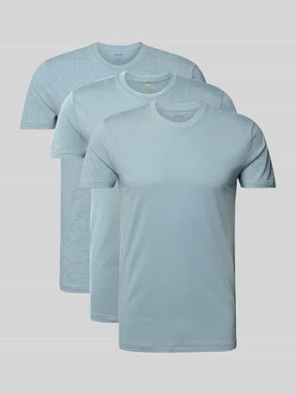 Ralph Lauren Regular Fit T-Shirt-Set aus reiner Baumwolle im 3er-Pack