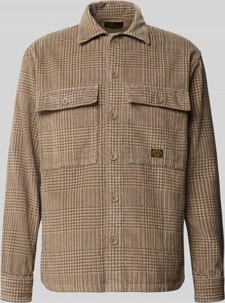 Premium by Jack & Jones Regular Fit Hemdjacke im Allover-Look Modell OLIVER