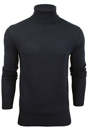 Brave Soul Hume Pull &agrave; col roul&eacute; pour homme - Noir - Small