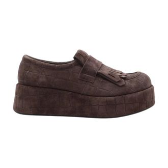 Bruno Premi Mocassin &agrave; semelle plateforme - Femme - Chaussures - Brun - Taille: 39 EU