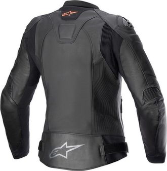 Alpinestars Motorradjacke Stella GP Plus R V4 Damen Motorrad Lederjacke herausnehmbares Innenfutter
