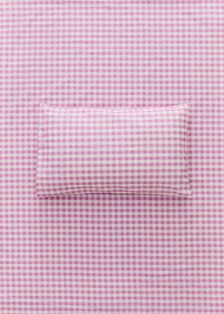 Mango Taie doreiller coton carreaux vichy 50x75 cm rose - Home - 50x75cm - MANGO HOME