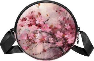 Generic Circle Sac &agrave; bandouli&egrave;re pour femme, petit sac &agrave; bandouli&egrave;re avec fermeture &eacute;clair et bretelles r&eacute;glables style d&eacute;contract&eacute; pour femmes et filles