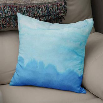 Bonamaison Le Jardin du Lin Kissen Zierkissenbezug Kissenbezug, Aquarell-Thema Dekoration, Für Zuhause Autos Büro Sofa Wohnzimmer Couch Schlafzimmer Dekor, 50x50