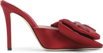 Valentino Garavani Femme, Chaussures, Rouge, Taille: 38 1/2 EU Mules Rouge Vif