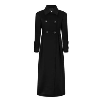 Max Mara Femme, Manteaux, Noir, Taille: 34 FR Beati Long Coat