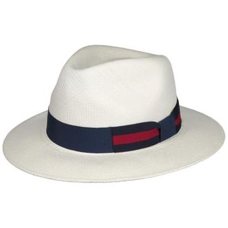 Stetson Chapeau Panama Vondrio Traveller Femme/Homme - Made in Ecuador de Soleil DEte Plage avec Ruban Gros Grain Ete Printemps-ete - L (58-59 cm) Nature