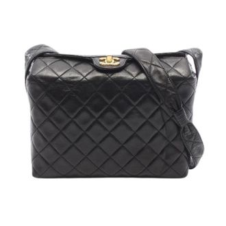 Chanel Pre-owned Matelasse Lammleder Umh&auml;ngetasche - - Pre-owned - Damen - Schwarzk - ONE SIZE