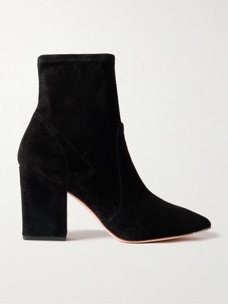 Loeffler Randall Bottines En Daim Isla - Noir