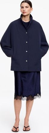 Arket Shell-Jacke Mit Oversize-Passform -Blau