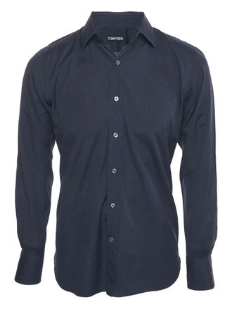 Tom Ford chemise en coton - Bleu