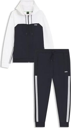 BOSS Hommes SW Colorblock HD TT Surv&ecirc;tement Regular en coton stretch