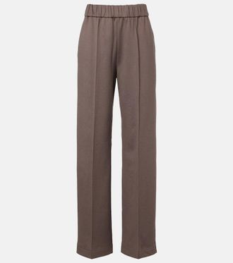 Moncler Pantalon de surv&ecirc;tement en coton m&eacute;lang&eacute;