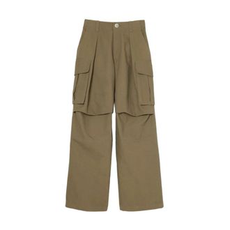 Marc Jacobs Pantalon Cargo Oversize - Femme - Pantalons - Vert - Taille: 32 FR
