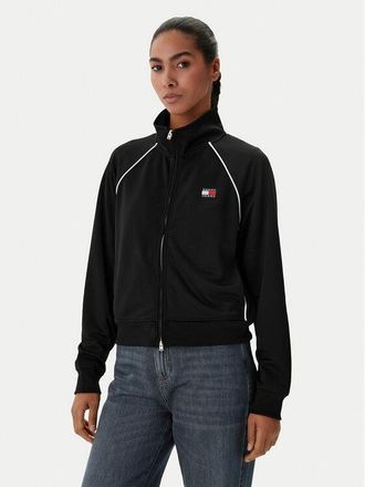 Tommy Jeans Sweatshirt Badge DW0DW21930 Schwarz Regular Fit