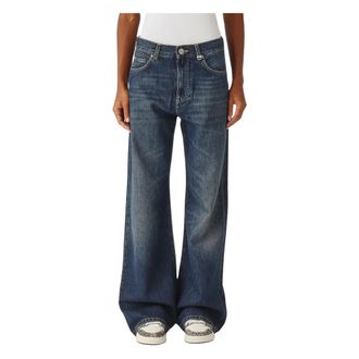 Pinko Pinko, Femme, Jeans, Bleu, Taille: W26 Wanda Wide Leg Jeans