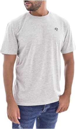 North Sails Solid Cotton T-Shirt - - Tops - Herren - Grau - S