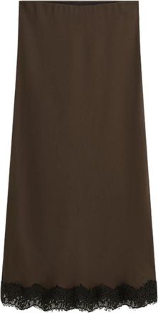 Summum Rock aus leichtem Twill - - Skirts - Damen - Braun - S