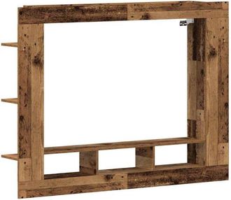 vidaXL Meuble tv Mural Bois Vieilli 152x22x113 cm Vidaxl