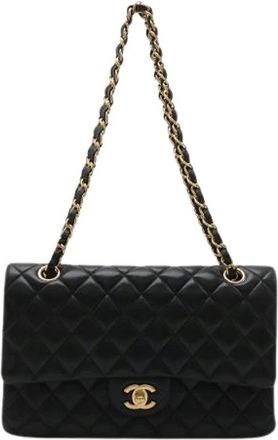 Chanel Pre-owned Sac bandouli&egrave;re en cuir dagneau Matelass&eacute; - Femme - Pre-owned - Noir - Taille: ONE Size