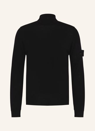 Stone Island Rolkragenpullover Ghost schwarz