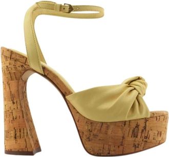 Carrano Carrano, Femme, Chaussures, Beige, Taille: 39 EU Sandale &agrave; Talon Haut