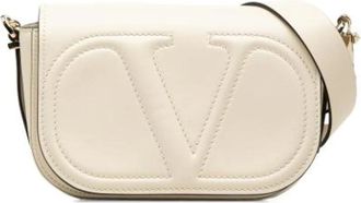 Valentino Pre-owned Cuir sacs-ports-paule - Femme - Pre-owned - Blanc - Taille: ONE Size