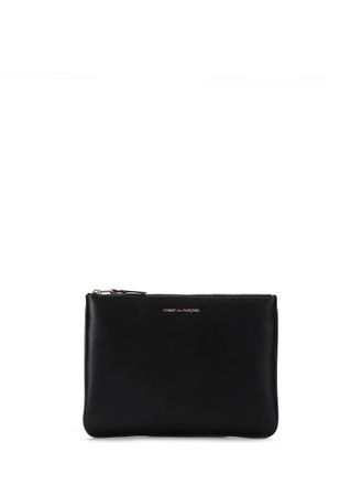Comme Des Gar&ccedil;ons Portemonnaies - Large Black Cowhide Wallet - Gr. unisize - in Schwarz - f&uuml;r Damen