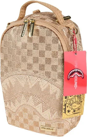 Sprayground 2 TONE GOLD TRINITY MINI BACKPACK
