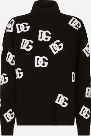 Dolce & Gabbana Pull Collo Alto - Frau Strickwaren Mehrfarbig Wolle 48