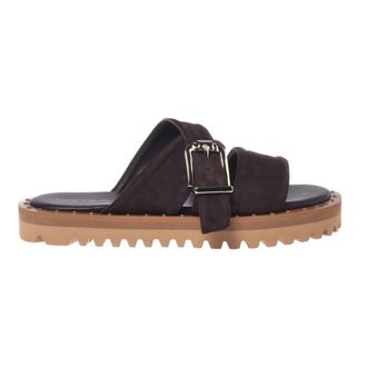 Baldinini Suede Mule - - Shoes - Damen - Braun - 39 1/2 EU