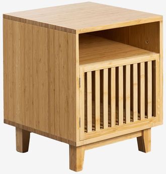 Sklum Sklum - Table de chevet en bambou Albin