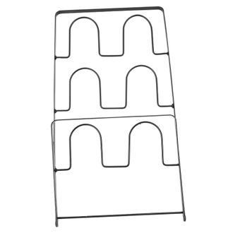 Angoily Mehrschichtiges Schuhregal aus Platzsparendes Hausschuhregal mit Stabiler Einfacher Konstruktion Schwarzes Aufbewahrungssystem f&uuml;r Badezimmer und Wohn