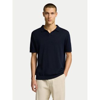 Selected Poloshirt Mattis 16096197 Dunkelblau Regular Fit