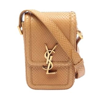 Saint Laurent Pre-owned Sac bandouli&egrave;re Solferino Mini - Femme - Pre-owned - Beige - Taille: ONE Size