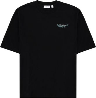 Off-white Homme, Tops, Noir, Taille: 2XL Moon Skate Graphic T-shirt