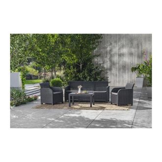 Les Tendances Allibert by Keter SanRemo salon de jardin gris graphite