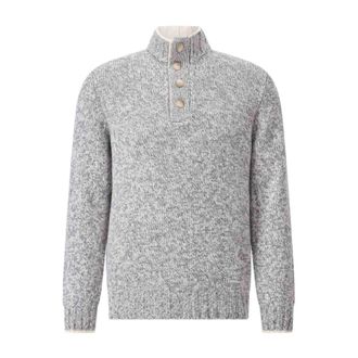 Gran Sasso Zweifarbiger Wollpullover - - Knitwear - Herren - Grau - L