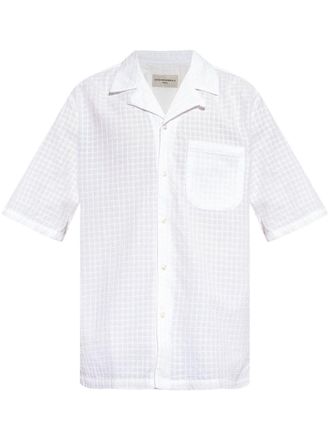 Officine Générale chemise à damiers - Blanc